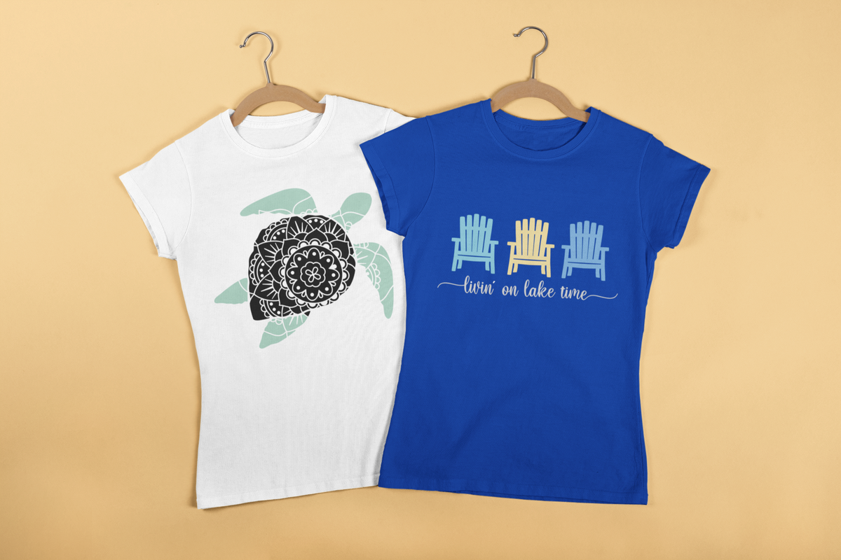 CHILL STITCH - Beach Lake Life - Women's T-Shirts – T-shirts ...